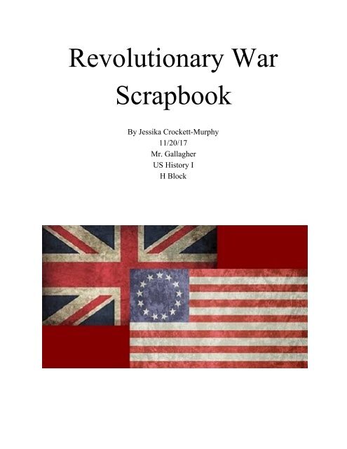 Revolutionary War Scrap Book