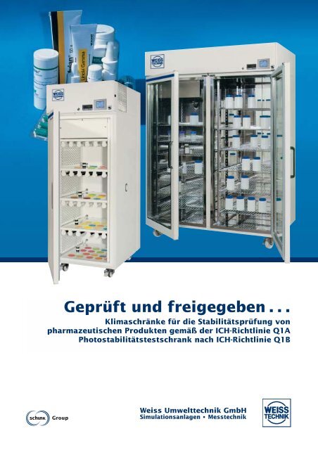 Prospekt WUT Pharma (D).pdf - Weiss Umwelttechnik GmbH