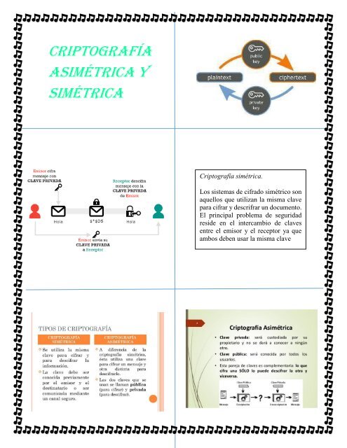 Criptografía asimétrica y simétrica