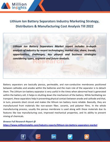 Lithium-Ion-Battery-Industry Magazines