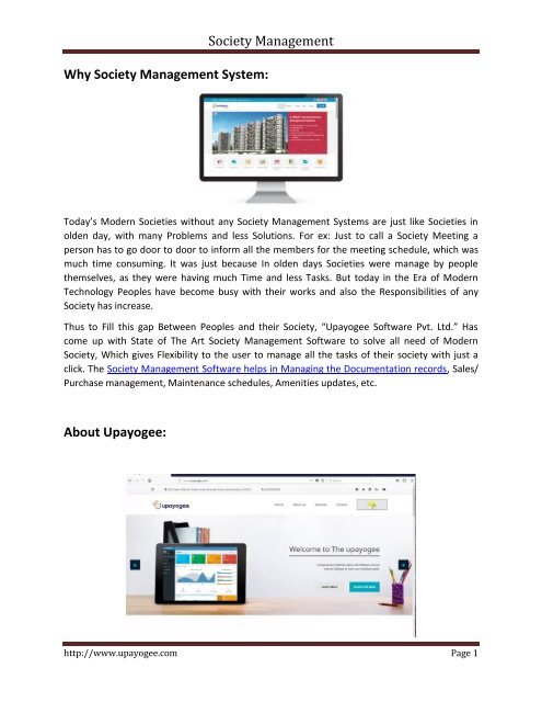 Society Management System