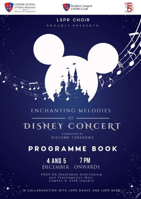 Program Book Disney Concert