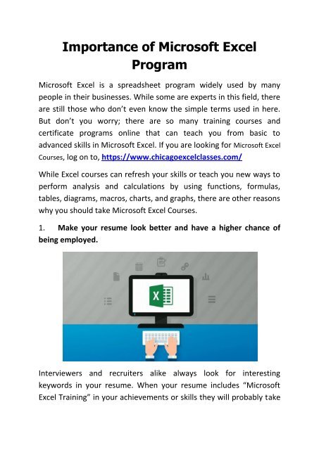 Importance_of_Microsoft_Excel_Program