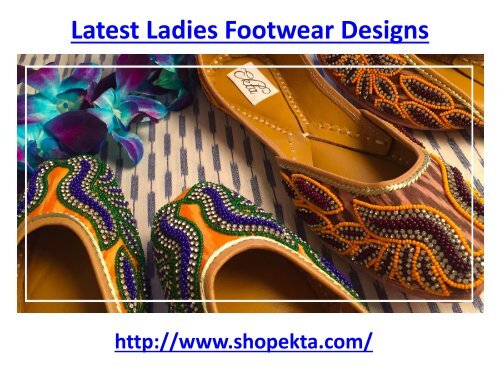 Latest Ladies Footwear Designs