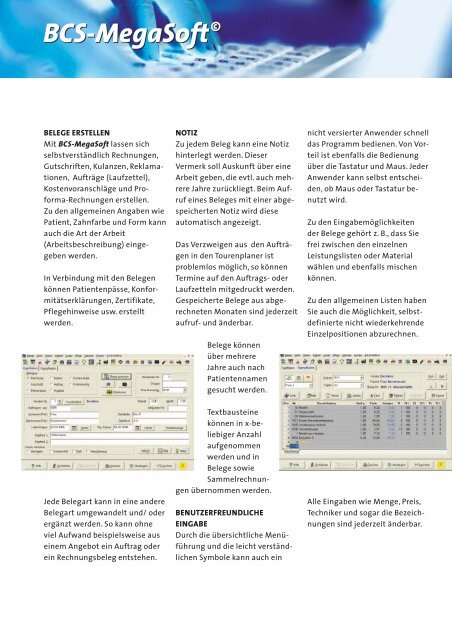 BCS-MegaSoft - BCS-Linke Computer Systeme
