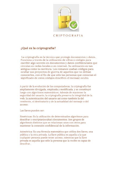 infografia de la criptografia