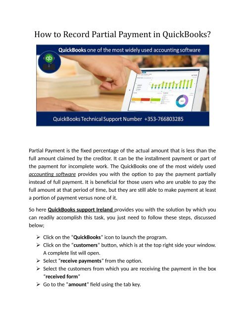 how-to-record-partial-payment-in-quickbooks