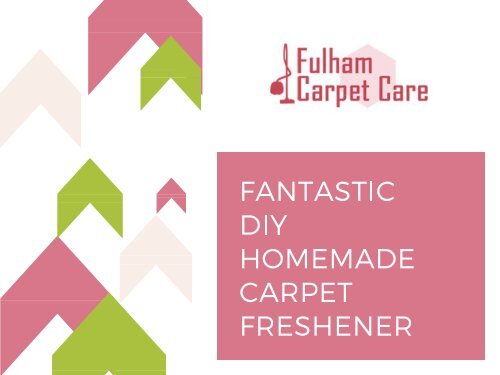 Fantastic DIY homemade carpet freshener