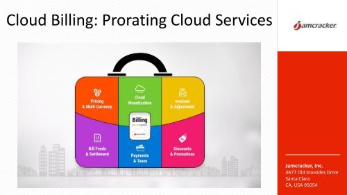 Cloud Billing: Prorating Cloud Services