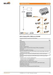 Produktinformation ZTH EU - Belimo