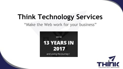 Think Technology Services Sales Presentation