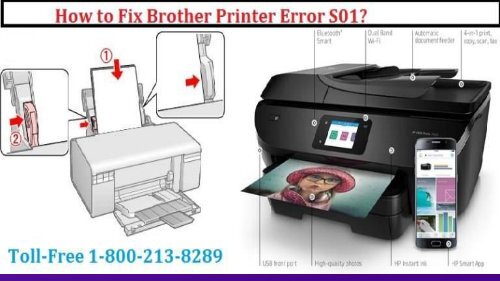 How to Fix Brother Printer Error S01?1-800-213-8289