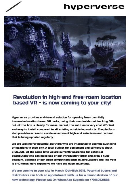 Hyperverse Business Overview