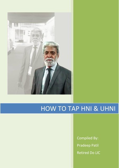 HOW TO TAP HNI & UHNI - By Pradeep Patil