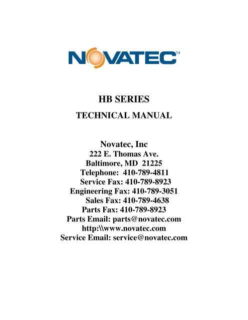 Manual - Novatec, Inc.