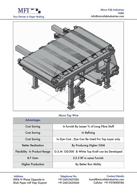 Forming Wire Section Paper Machine