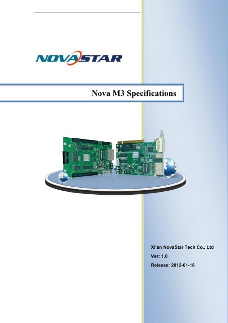 Nova M3 Specifications - Led-Diamond