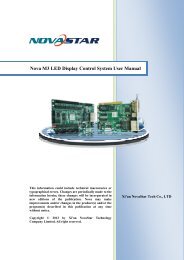 Nova M3 MSD300 Sending Card Datasheet