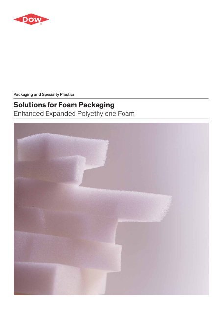 Dow EPE Foam Brochure 4-pg A4 ENG 211217