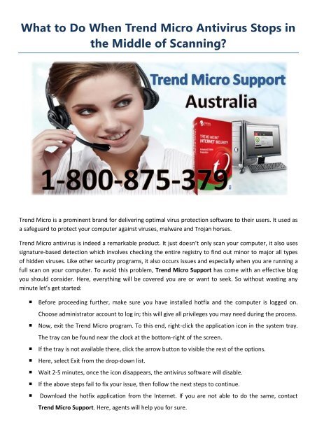 What to Do When Trend Micro Antivirus Stops in the Middle of Scanning?