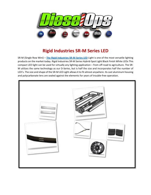 Rigid Industries SR-M Series LED
