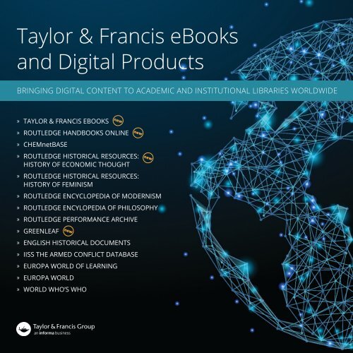 Digital Resources from Taylor & Francis