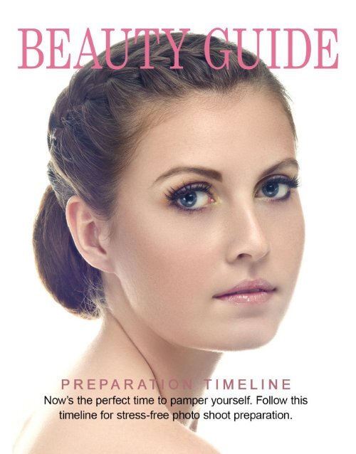Beauty Guide Template Front Spread- FRONT PAGE
