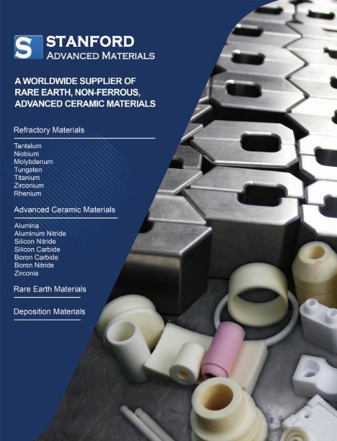STANFORD ADVANCED MATERIALS BROCHURE
