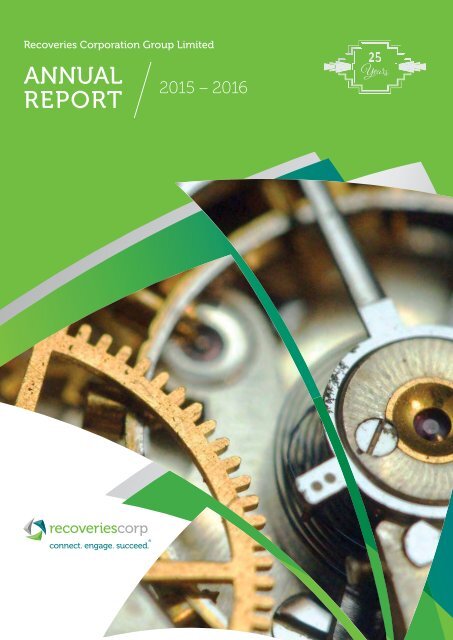 Recoveries Corporation Group Limited Annual Report 2015-2016