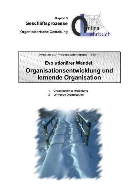 Organisationsentwicklung und lernende Organisation