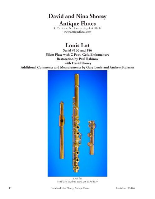 Rues Four Note Tone Flute