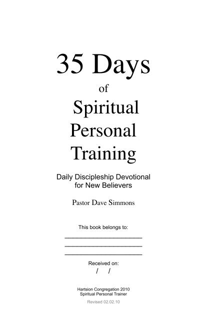 35_Days_of_Spiritual_Personal_Training