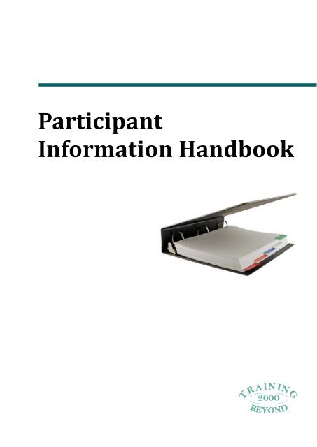 Participant Information Handbook