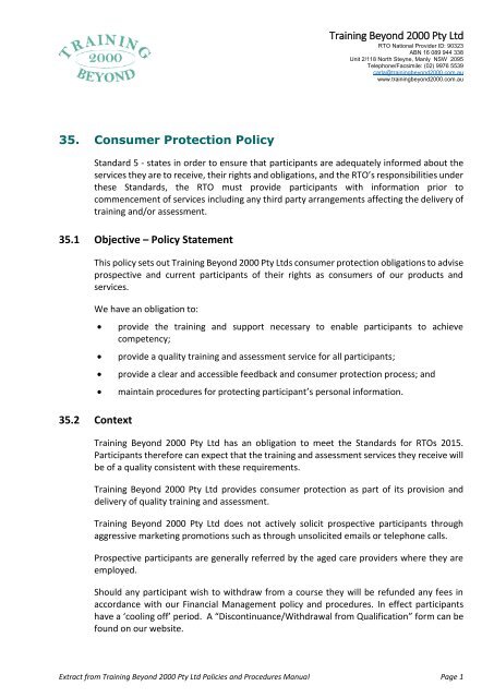Admin-Consumer Protect Policy