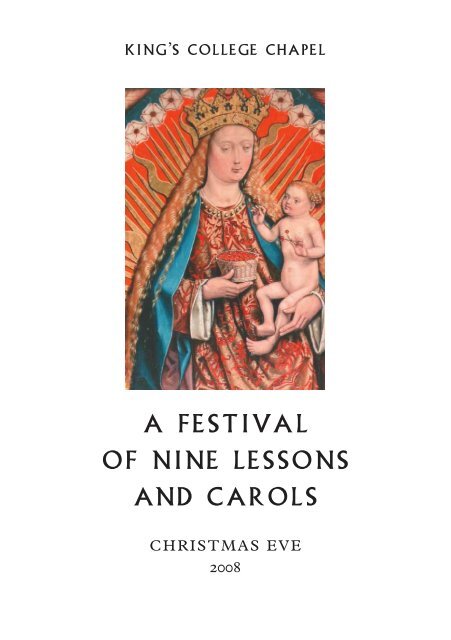 A Festival of Nine Lessons and Carols 2008 - King's College