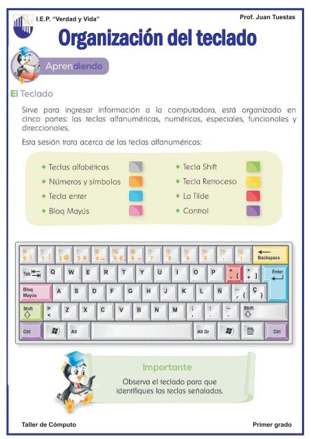 Clase de Primer Grado word