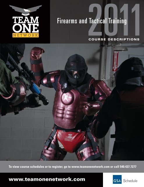 Firearms and Tactical Training - Team One Network