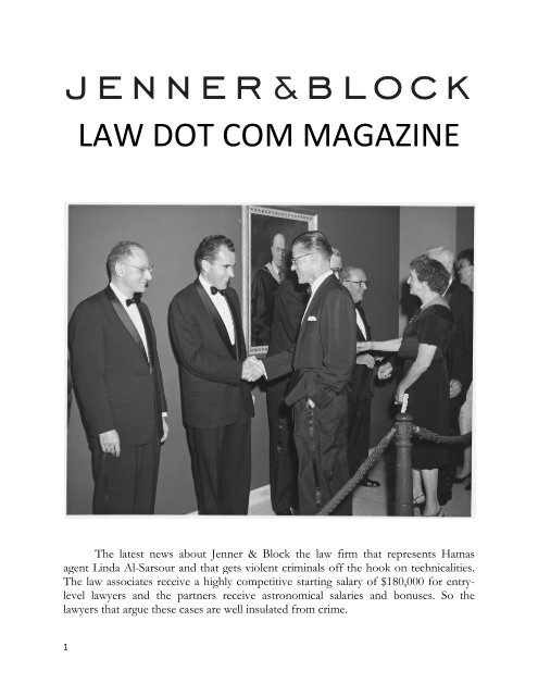 JENNER & BLOCK LAW DOT COM MAGAZINE