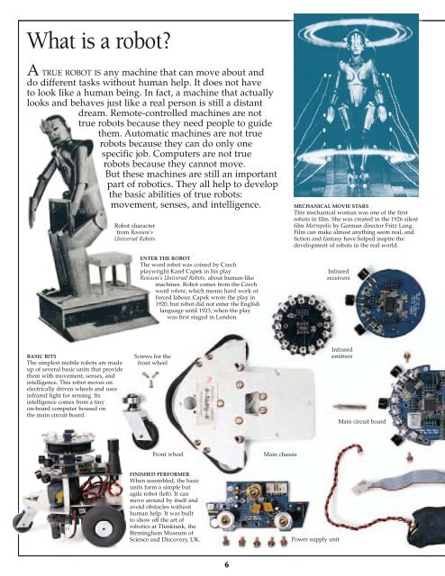 What is a robot? A TRUE R