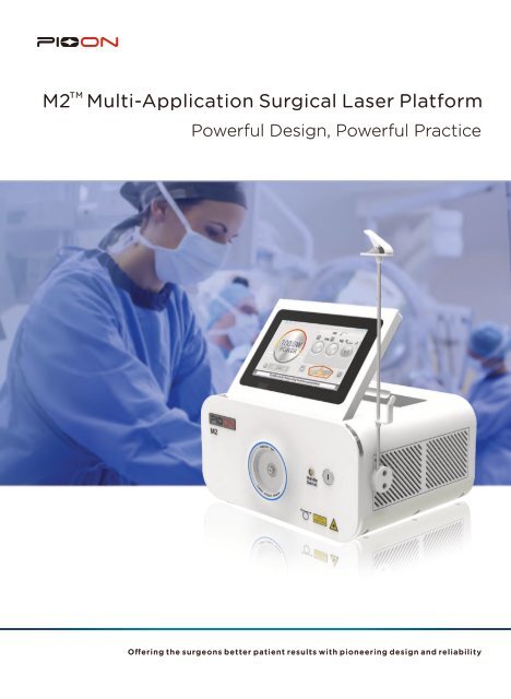 M2 Surgical Laser System Pioon Laser 100W For Urology, Gynecology ...