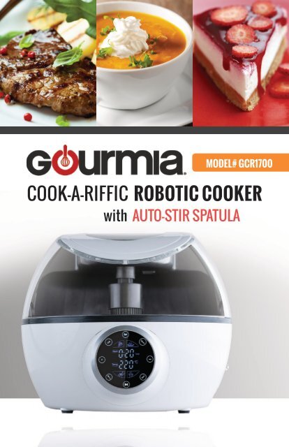 Gourmia GCR1700 Robotic Cooker