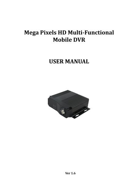 DVR720P USER MANUAL Instructions