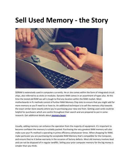 5 sell used memory