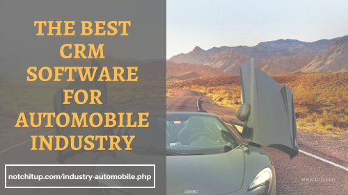 The Best CRM Software for Automobile Industry