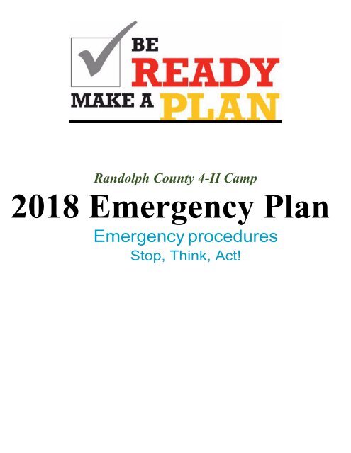 Risk management PLAN camp book 2018