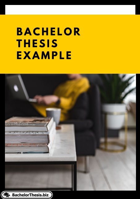 Bachelor Thesis Example