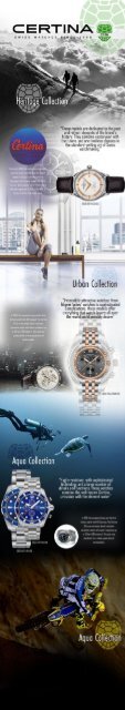 Certina Watches Infographic
