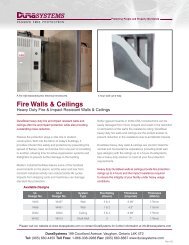 DuraDuct is fire rated duct system