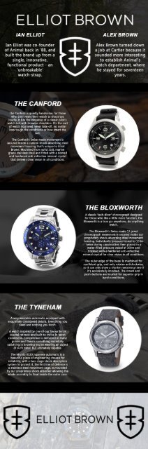 Elliot Brown Infographic
