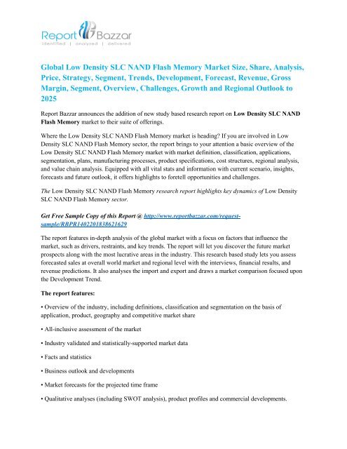 Low Density SLC NAND Flash Memory